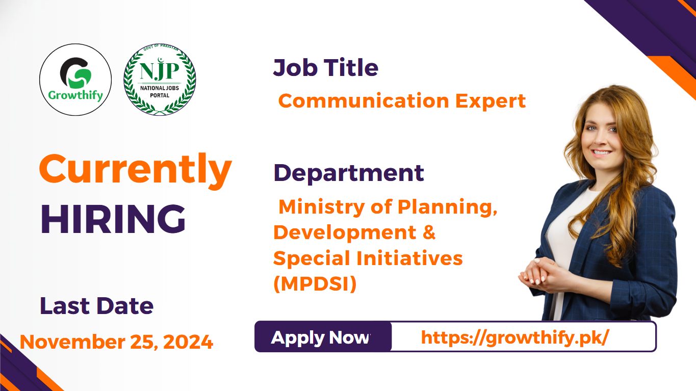 Communication Expert At Ministry Of Planning, Development & Special ...