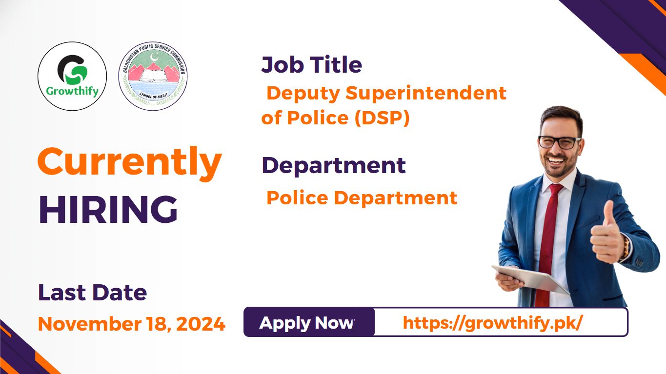 Deputy Superintendent Of Police (DSP) At Police Department, Khyber ...